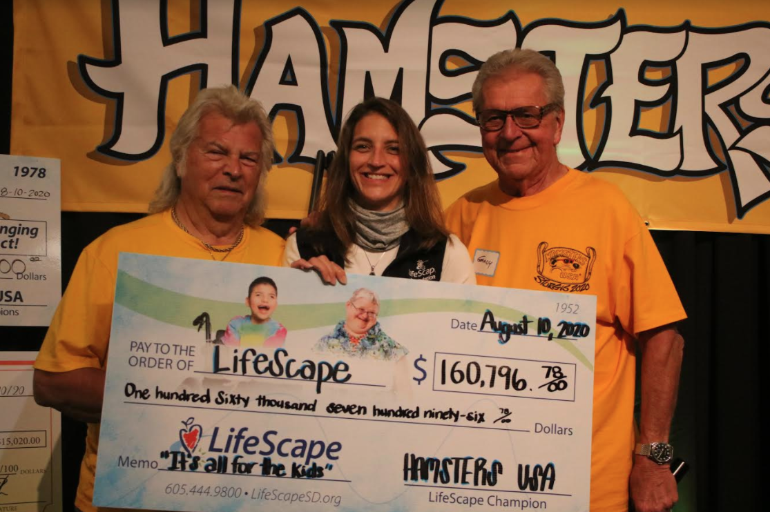 Hamsters USA raise $161,833 for special kids at LifeScape in Rapid City ...