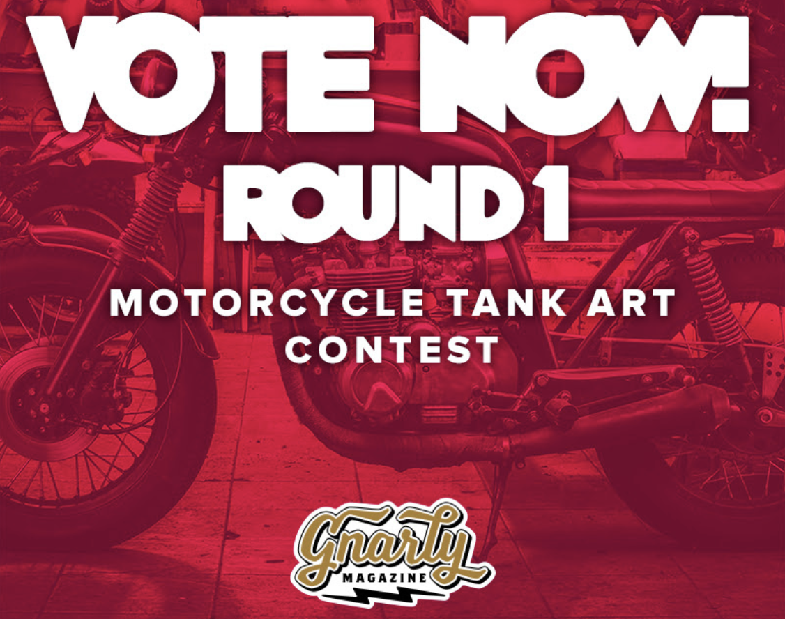 VOTE NOW! Round 1 - Motorcycle Tank Art Contest - Iron Trader News